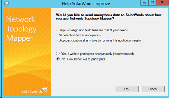 Installation screen shots NTM Network Topology Mapper