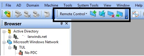 Add a Mini Remote Control shortcut to the Dameware Remote Support toolbar