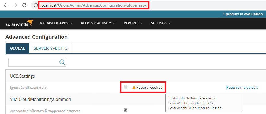 Configure UCS device monitoring to include certificate errors