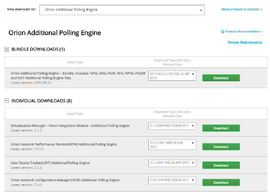 Unable to connect to polling engine "xyz" on relevant server. Verify ...