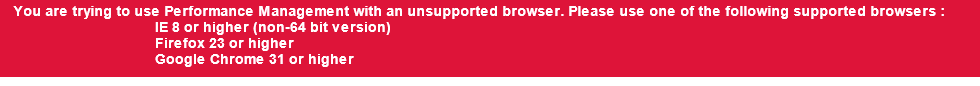 Unsupported browser message displayed on specific websites