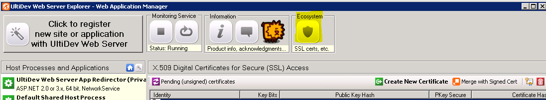 Use Ultidev to generate a real-production-grade certificate
