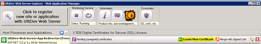 Use Ultidev to generate a real-production-grade certificate