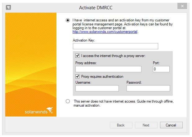 Set up a proxy server for License Manager