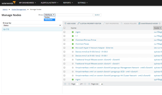 How to Delete Unknown or Down interfaces by bulk in Orion