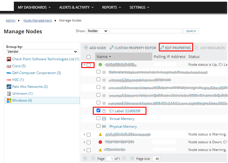 Apply custom thresholds to volumes in Orion