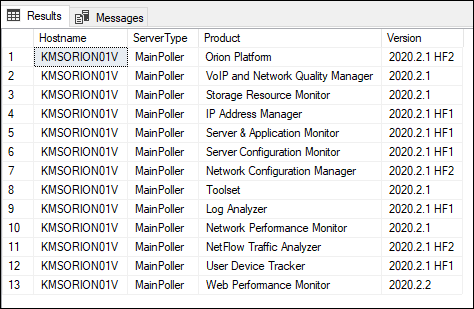 Three Ways to Check the Version of an Orion Platform Product