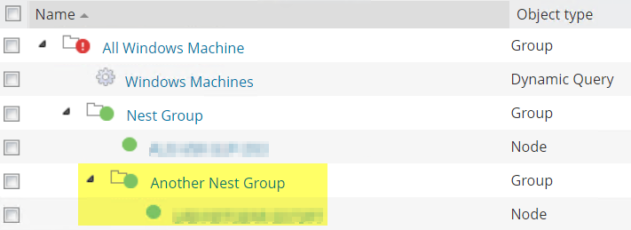Create Nested groups in Orion Platform
