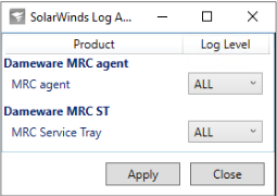 Get logs for Dameware