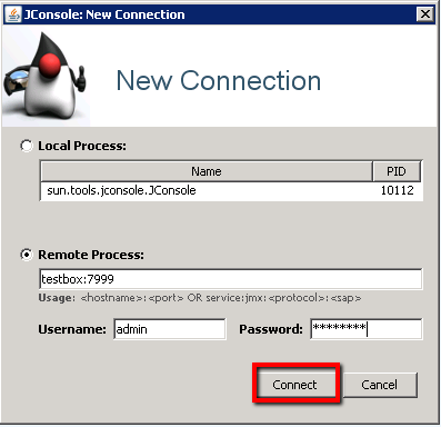 Configure and integrate JMX monitoring in SAM