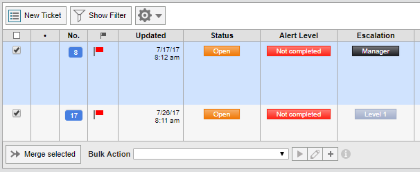 How to merge duplicate tickets