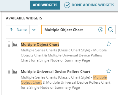 Create a resource that displays multiple interfaces for one device