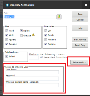 Unable to configure virtual path when mapping network shared path or ...