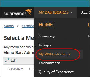 Create a view for WAN interface utilization - multiple interfaces