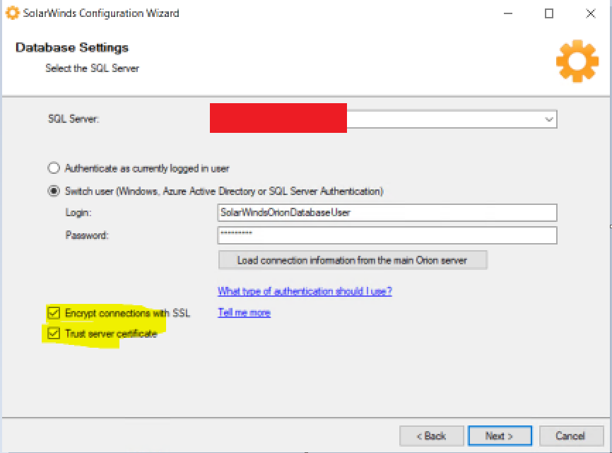 CW: Services configuration failed: Failed to execute step "Checking SQL Server compatibility ...