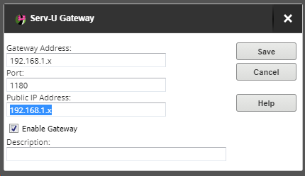 Troubleshooting Steps for Serv-U MFT Gateway