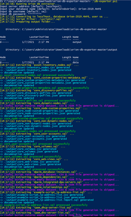 Use Powershell And Sql Scripts To Discover Configuration Data On Your Existing Orion Database