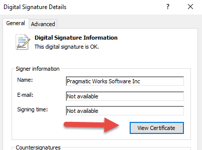 Installation Error ‘invalid digital signature’