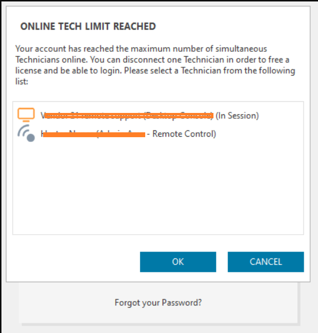 Technician cannot login despite having more than one license in DRE