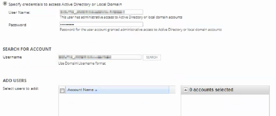 Creating new windows account the Active Directory user lookup fails and ...