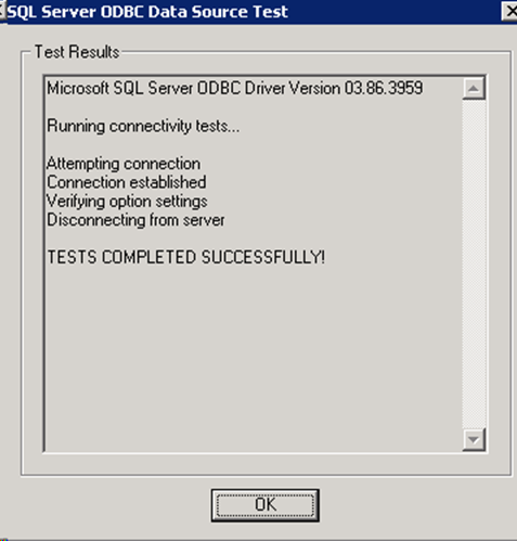 Kiwi Syslog logs to store with SQL database setup screen shots