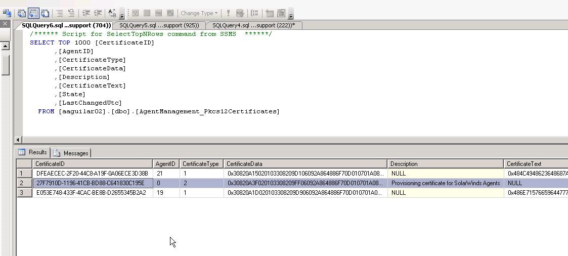 Troubleshoot Solarwinds agents and certificates in NPM
