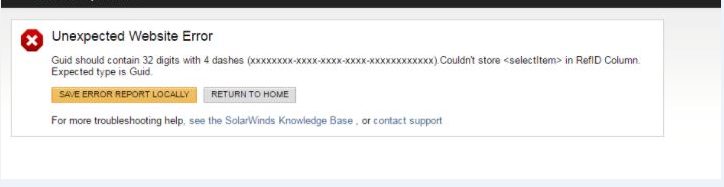 NPM Website Error "Guid should contain 32 digits with 4 dashes Couldn't ...