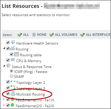 Enable multicast monitoring in NPM