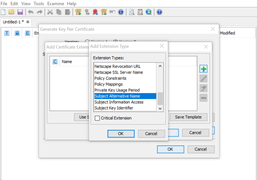 How to generate new keypair and import CA reply using Keystore Explorer ...