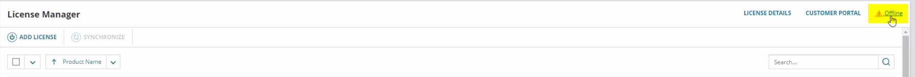 License Manager Remains Offline After Connecting Again the Orion Server to the Internet