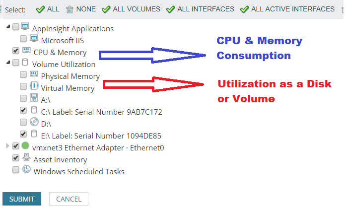 What is the difference between the CPU and Memory option vs Physical or ...