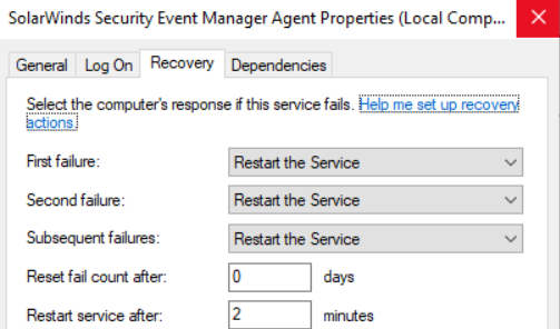 Start and stop the SEM agent service