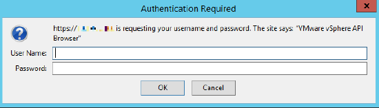 Incorrect Credentials on VCenter