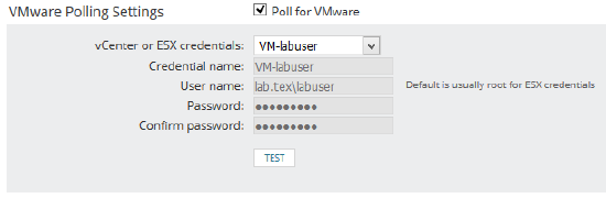 Incorrect Credentials on VCenter