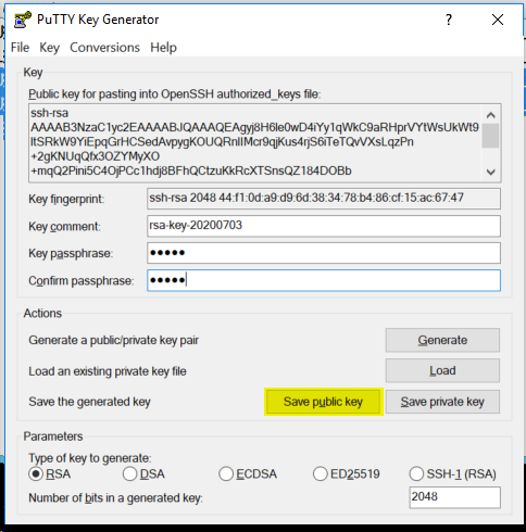 Configure Public Key Authentication in Serv-U