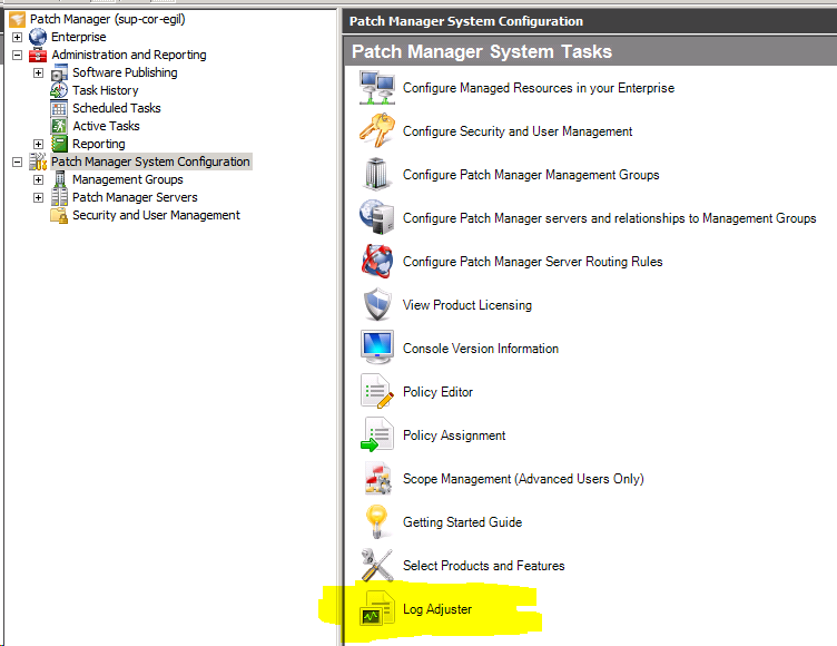 Patch Manager Logging and Troubleshooting