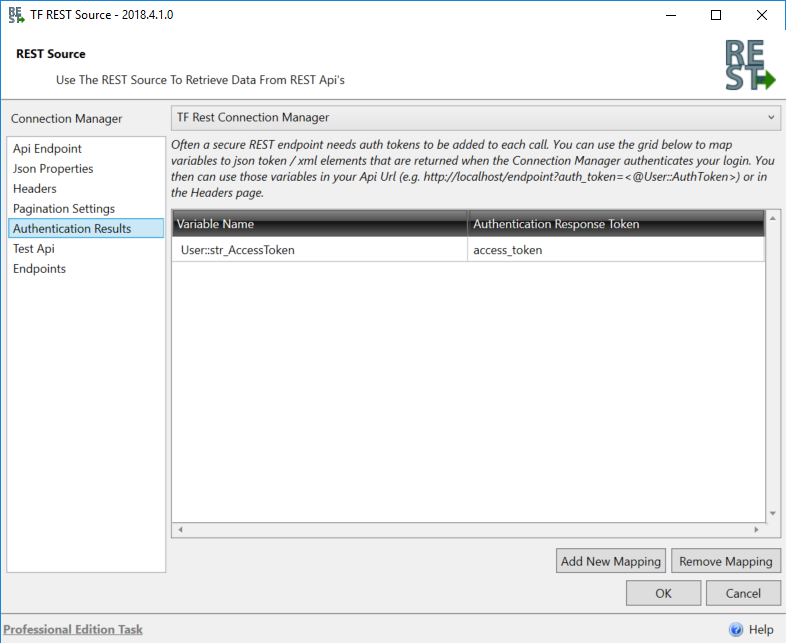 Using the Rest Connection Manager to get an access token to use as a ...
