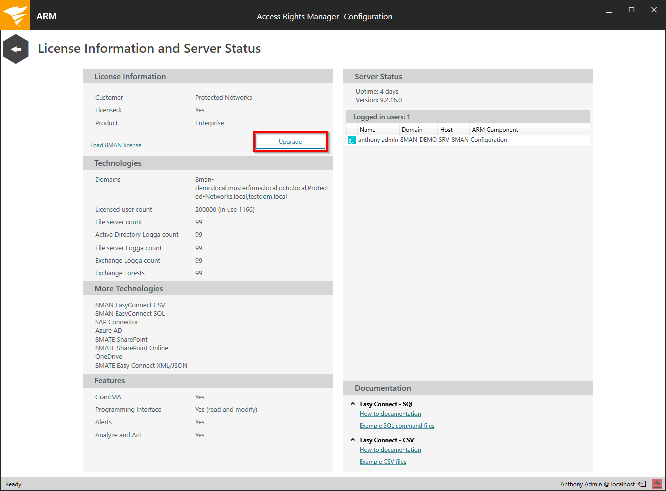 Upgrading from legacy 8MAN to ARM licensing mechanism starting with ARM 9.2
