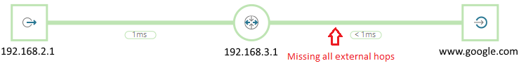 NetPath graph issue: Missing Internet nodes when connection reaches endpoint