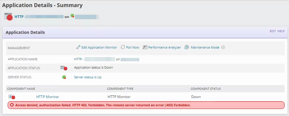 HTTP/HTTPS Monitor Failed: (403) Forbidden