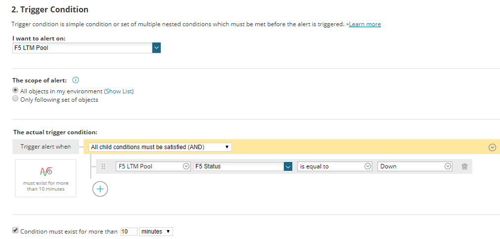 Create F5 Big-IP pool member alerts in NPM