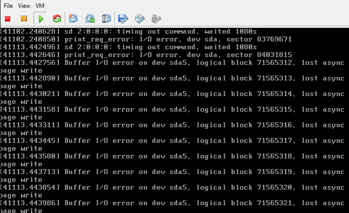 SEM Filesystem Repair using `fsck` from a bootable ISO