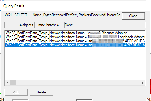 Interfaces are not displayed in List Resources of a WMI node with SAM ...