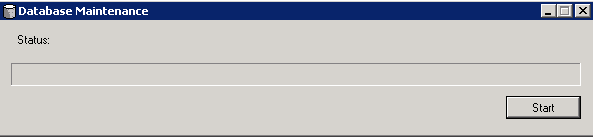 How to run the database maintenance manually in Orion environment