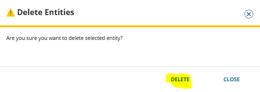 How to delete a node from the Orion Website