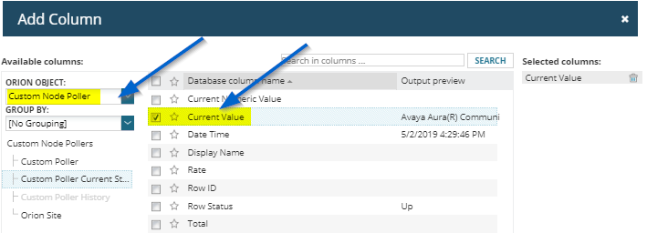 How to create a Web-Based report for a Universal Device Poller (UnDP) on the Orion Platform