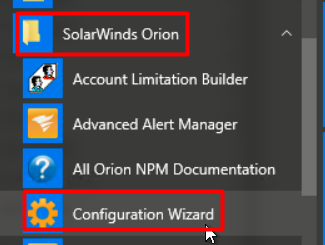 Change the IP address or Hostname of the Main Orion Server or ...