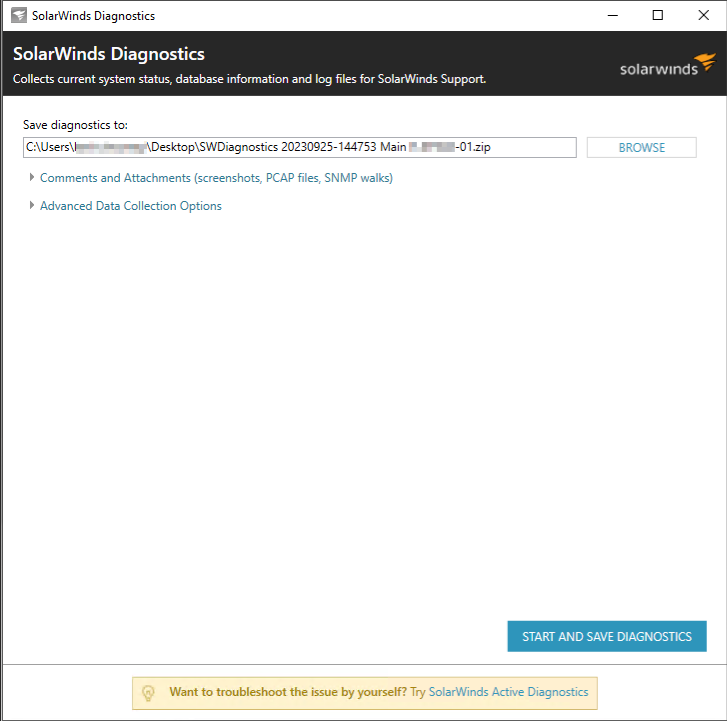 How to gather diagnostics for Orion Platform products