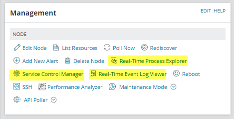 Enable Real-Time Process Explorer and Service Control Manager button in ...