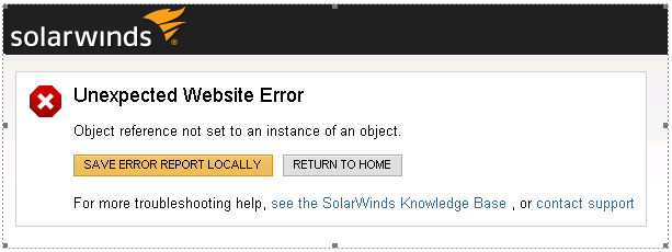 Unable to add or edit an AD account or group in the Orion Web Console